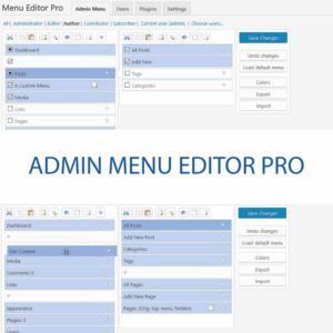 Admin Menu Editor Pro ( bao gồm addon) - TheDevKit