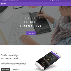 Zephyr Material Design Theme - TheDevKit