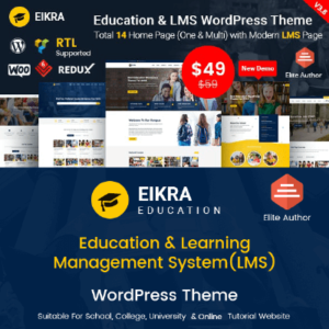 Eikra - Education WordPress Theme - TheDevKit