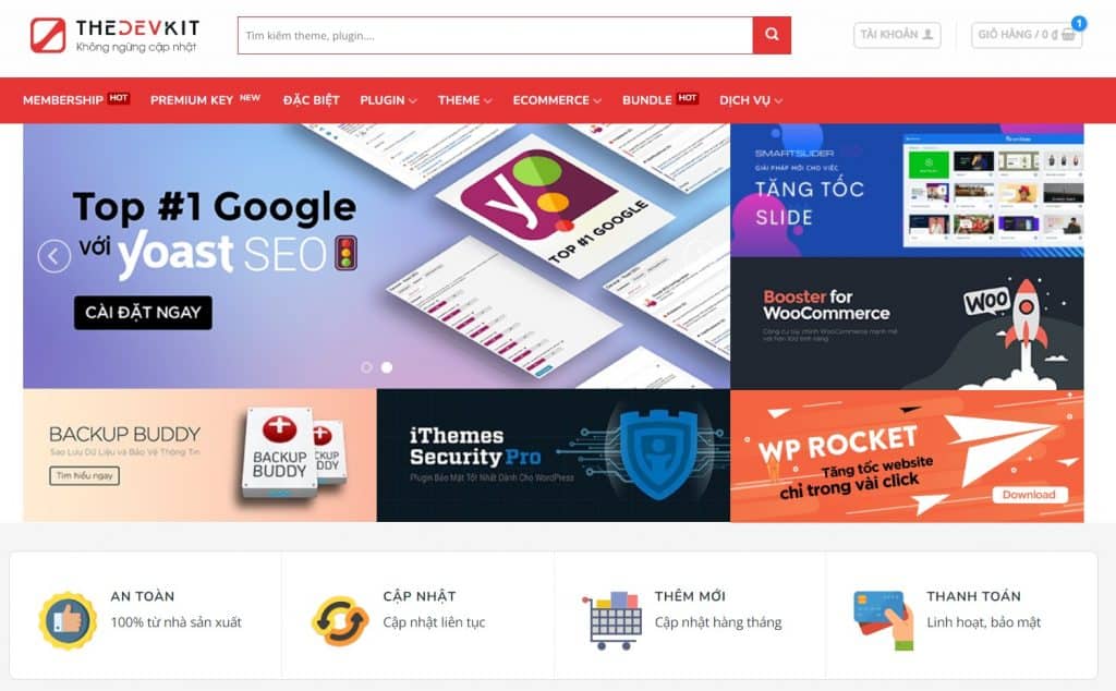6 website bán theme WordPress giá rẻ tốt nhất (2023) - TheDevKit