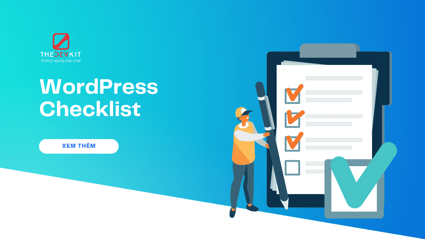 WordPress Checklist - TheDevKit